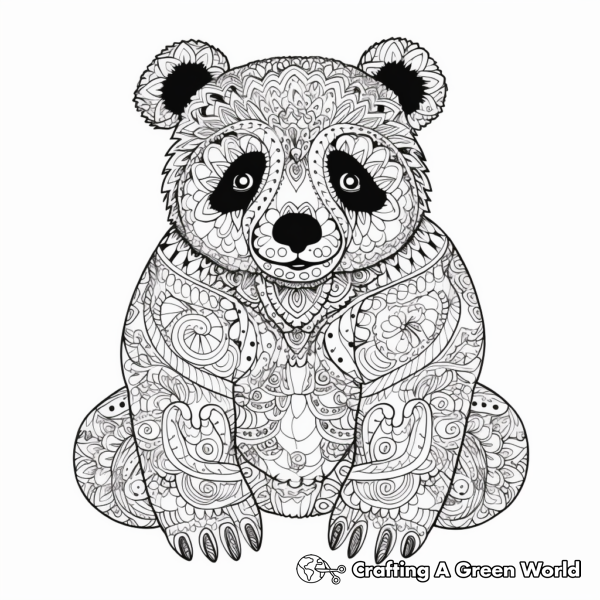 Bear For Adults Coloring Pages - Free & Printable!