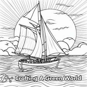 Sailboat Coloring Pages - Free & Printable!