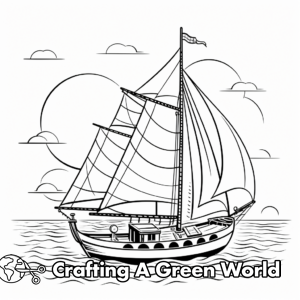 Sailboat Coloring Pages - Free & Printable!
