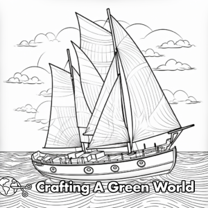Sailboat Coloring Pages - Free & Printable!