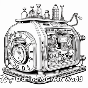 Alarm Clock Coloring Pages - Free & Printable!