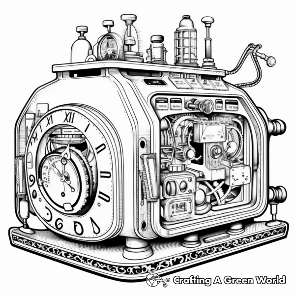 Alarm Clock Coloring Pages - Free & Printable!