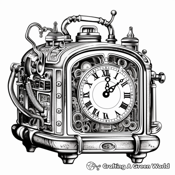 Alarm Clock Coloring Pages - Free & Printable!
