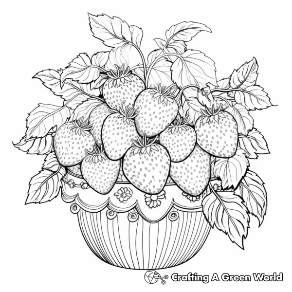 Strawberry Coloring Pages - Free & Printable!
