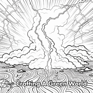 Thunderstorm Coloring Pages - Free & Printable!