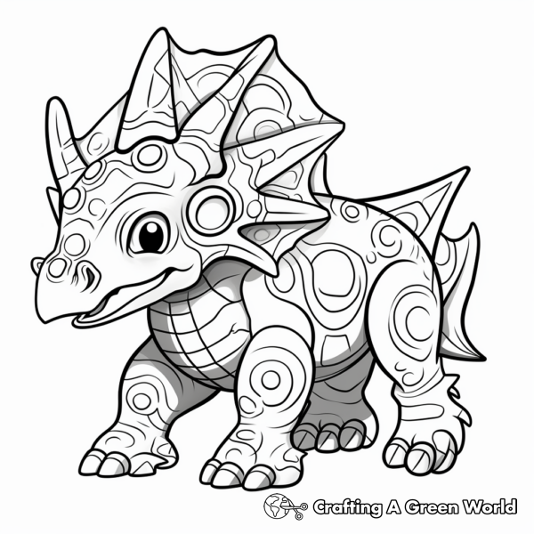 Triceratops Coloring Pages - Free & Printable!