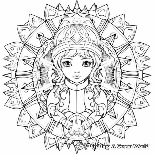 Winter Princess Coloring Pages - Free & Printable!