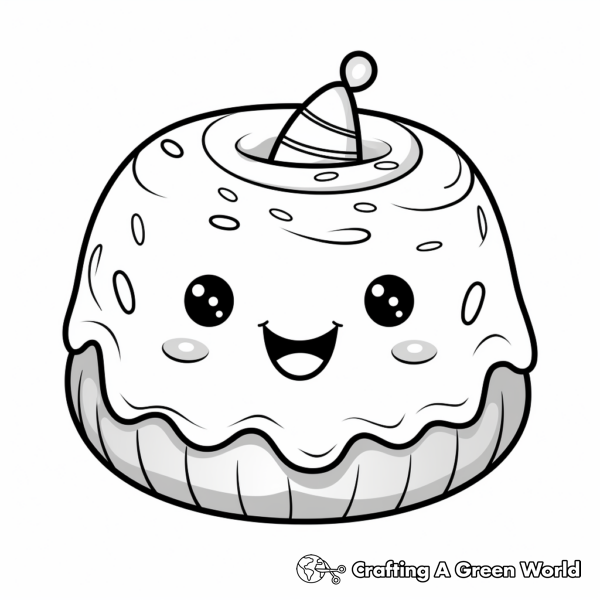 Cute Food Coloring Pages - Free & Printable!