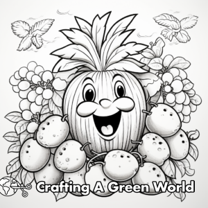 Fruit Of The Spirit Coloring Pages - Free & Printable!