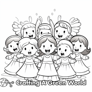 Christian Christmas Coloring Pages - Free & Printable!