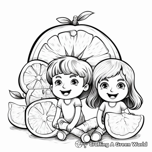 Fruit Coloring Pages - Free & Printable!