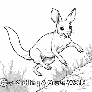 Wallaby Coloring Pages - Free & Printable!