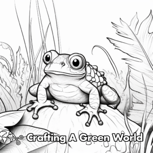 Toad Coloring Pages - Free & Printable!