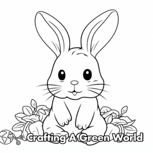Kawaii Bunny Coloring Pages - Free & Printable!