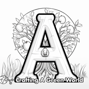 Letter A Coloring Pages - Free & Printable!