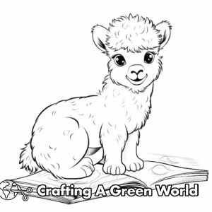 Alpaca Coloring Pages - Free & Printable!