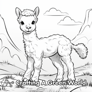 Alpaca Coloring Pages - Free & Printable!
