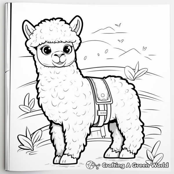 Alpaca Coloring Pages - Free & Printable!