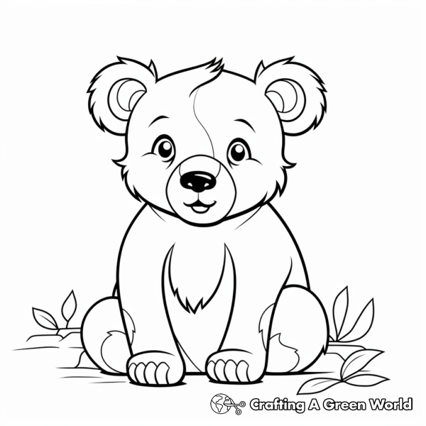 Black Bear Coloring Pages - Free & Printable!