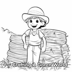 Hay Coloring Pages - Free & Printable!