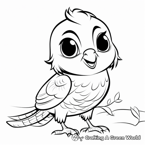Parakeet Coloring Pages - Free & Printable!