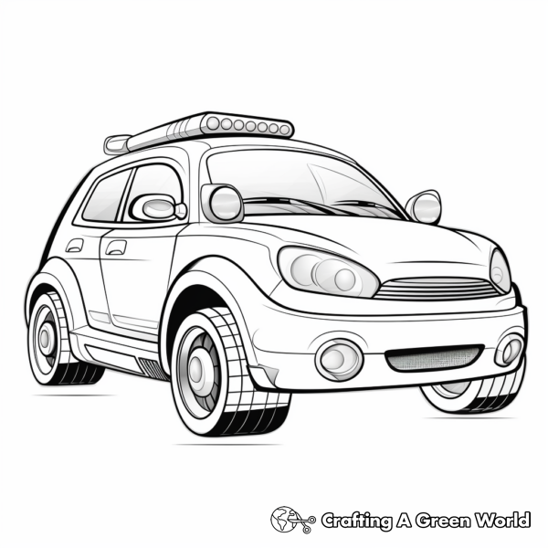 Police Car Coloring Pages - Free & Printable!