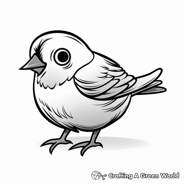 Sparrow Coloring Pages - Free & Printable!