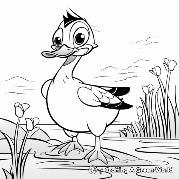 Wood Duck Coloring Pages - Free & Printable!