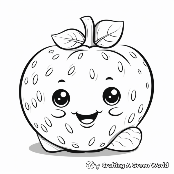 Strawberry Coloring Pages - Free & Printable!
