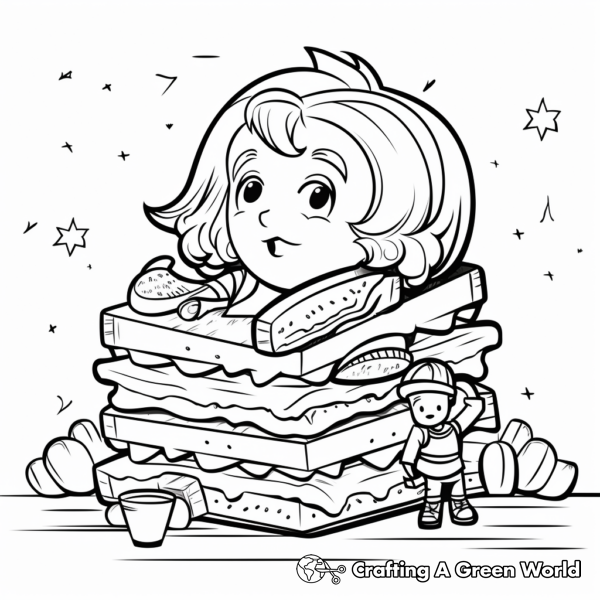 Food Coloring Pages - Free & Printable!