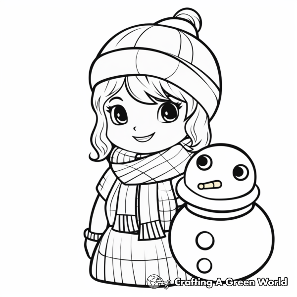 Winter Princess Coloring Pages - Free & Printable!
