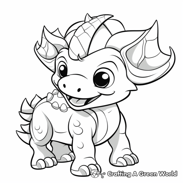 Triceratops Coloring Pages - Free & Printable!