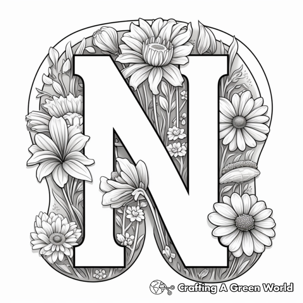 Letter N Coloring Pages - Free & Printable!
