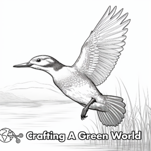 Kingfisher Coloring Pages - Free & Printable!