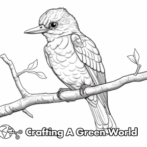 Kingfisher Coloring Pages - Free & Printable!