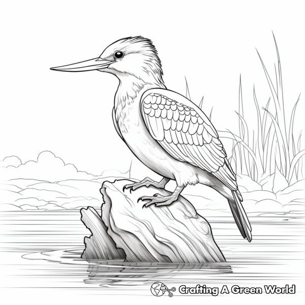Kingfisher Coloring Pages - Free & Printable!