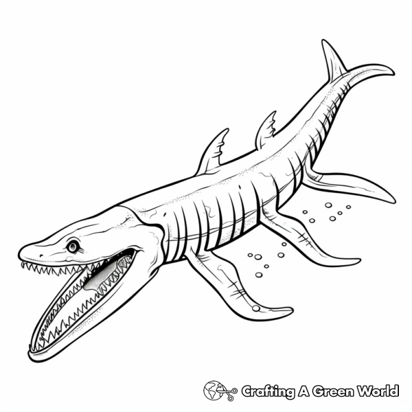 Kronosaurus Coloring Pages - Free & Printable!