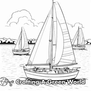 Sailboat Coloring Pages - Free & Printable!