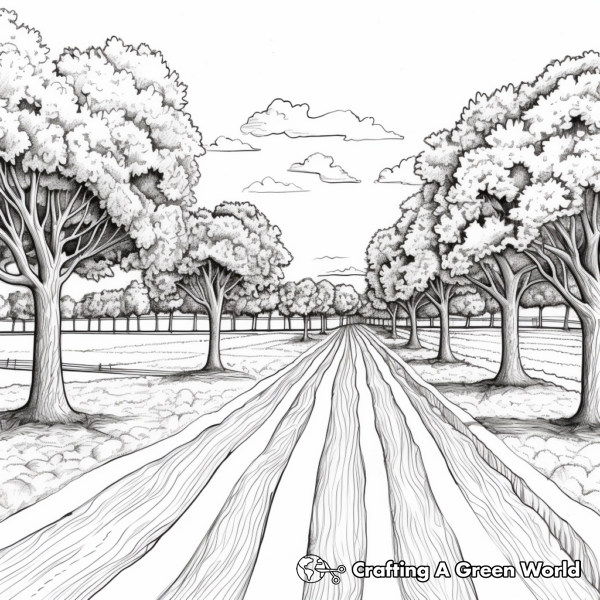 Pecan Coloring Pages - Free & Printable!
