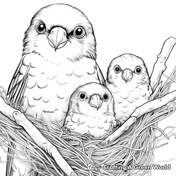 Parakeet Coloring Pages - Free & Printable!