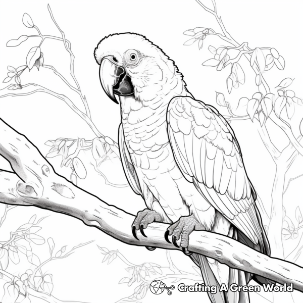 Macaw Coloring Pages - Free & Printable!
