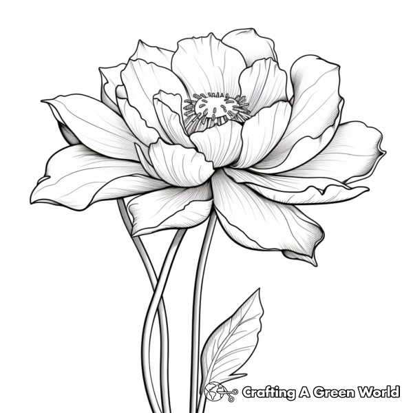 Black & White Flowers Coloring Pages - Free & Printable!