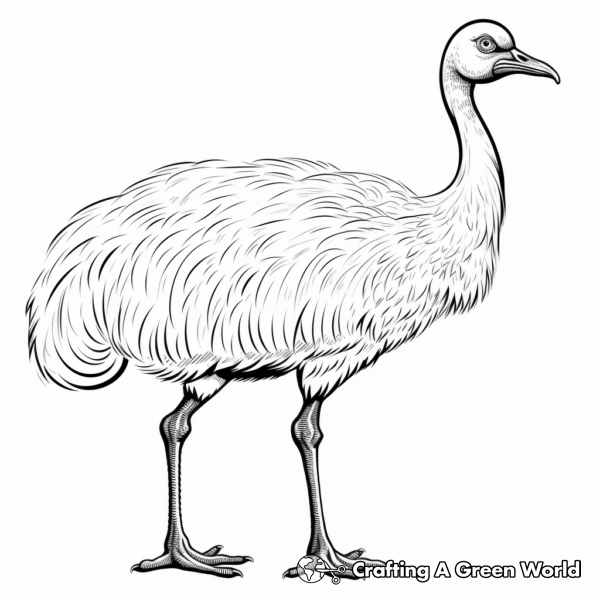 Ostrich Coloring Pages - Free & Printable!