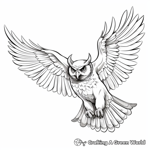Great Horned Owl Coloring Pages - Free & Printable!