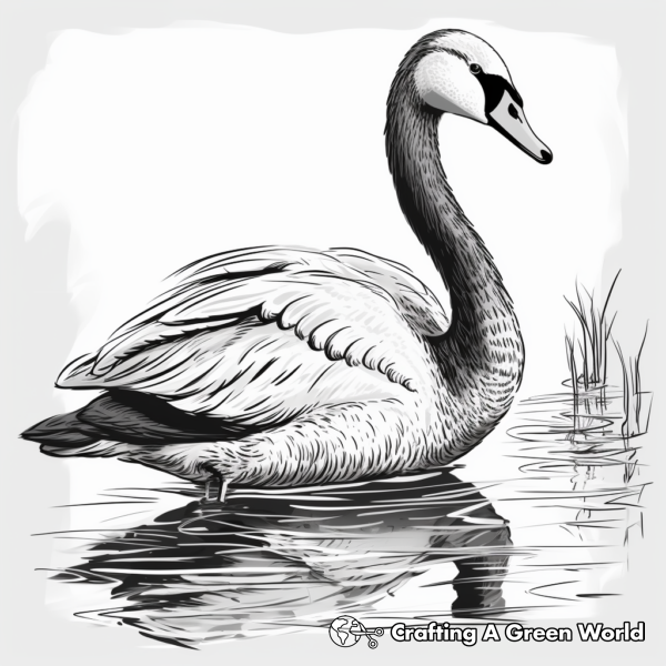 Swan Coloring Pages - Free & Printable!