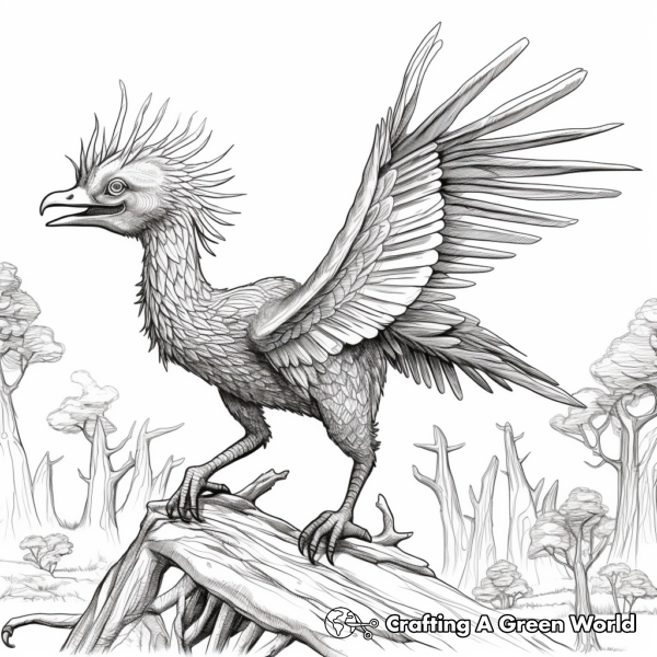 Microraptor Coloring Pages - Free & Printable!