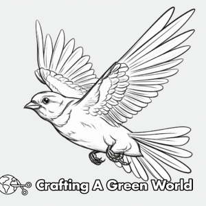 American Goldfinch Coloring Pages - Free & Printable!
