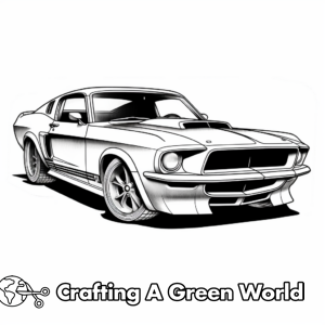 Muscle Car Coloring Pages - Free & Printable!
