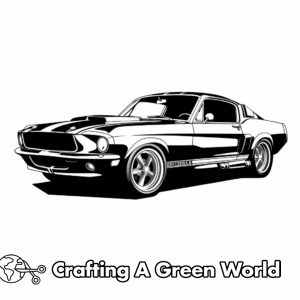 Muscle Car Coloring Pages - Free & Printable!