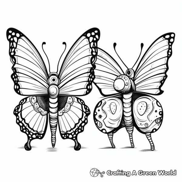 Monarch Coloring Pages - Free & Printable!